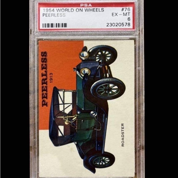 Topps | Other | Original 954 Topps World On Wheels 76 Moon Peerless ...